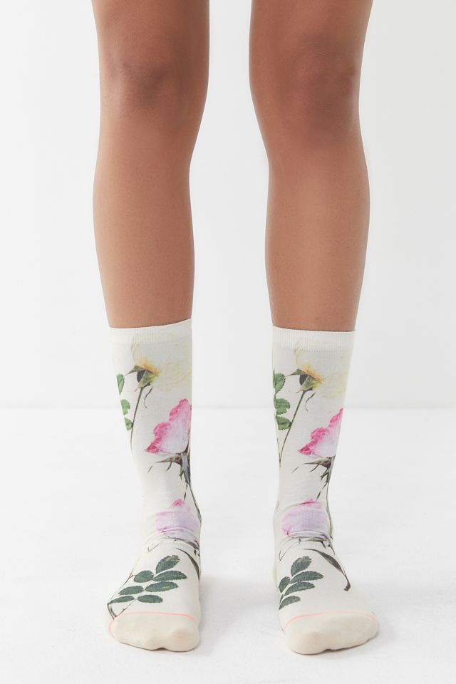 Stance Pressed Not Stressed Crew Sock | Urban Outfitters