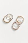 Modern Metal Stacking Ring Set | Urban Outfitters