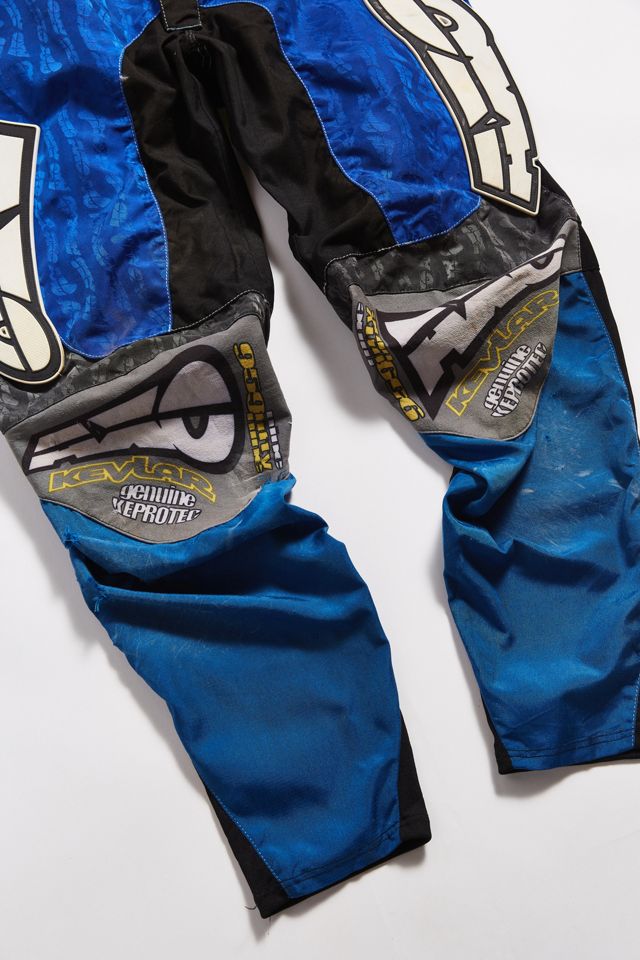 Vintage Axo Sport Blue + Grey Moto Pant | Urban Outfitters Canada