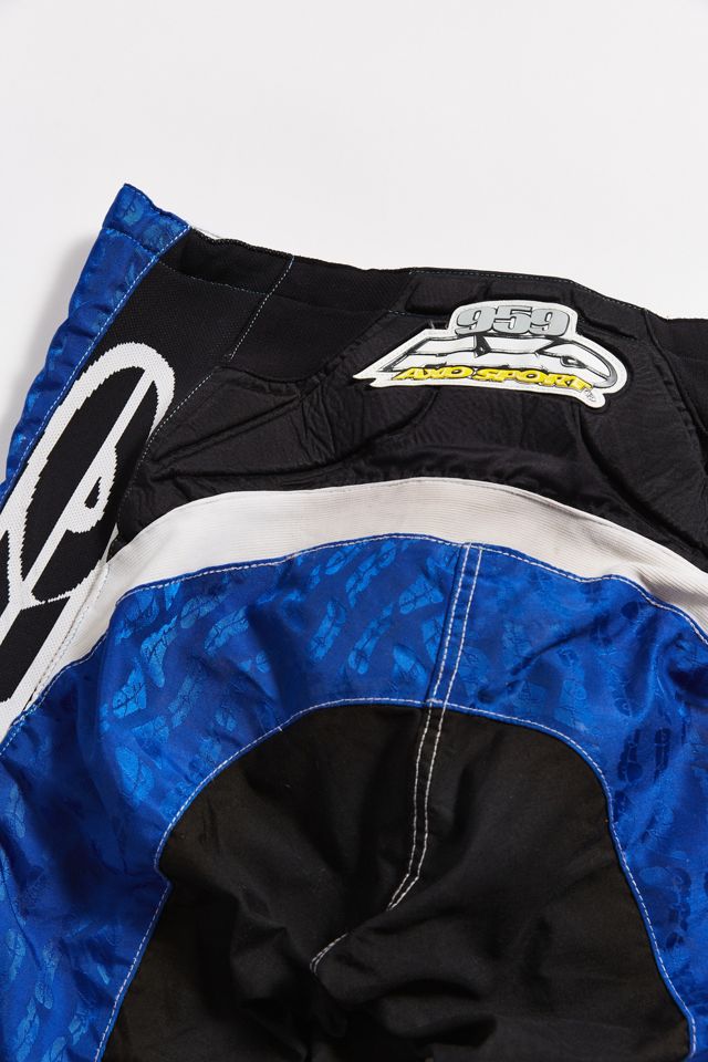 Vintage Axo Sport Blue + Grey Moto Pant | Urban Outfitters Canada