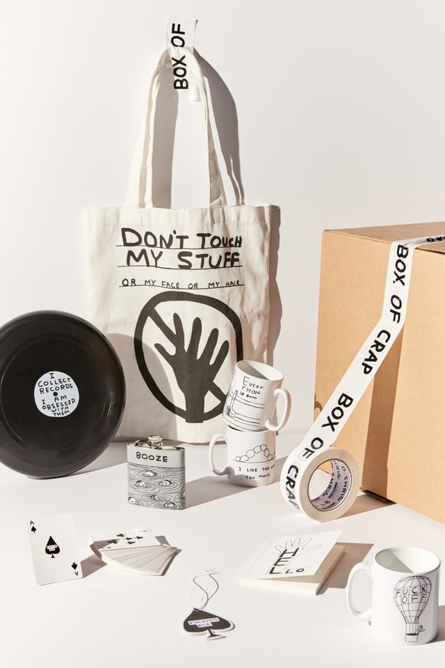David Shrigley Box Of Crap Packing Tape | Urban Outfitters