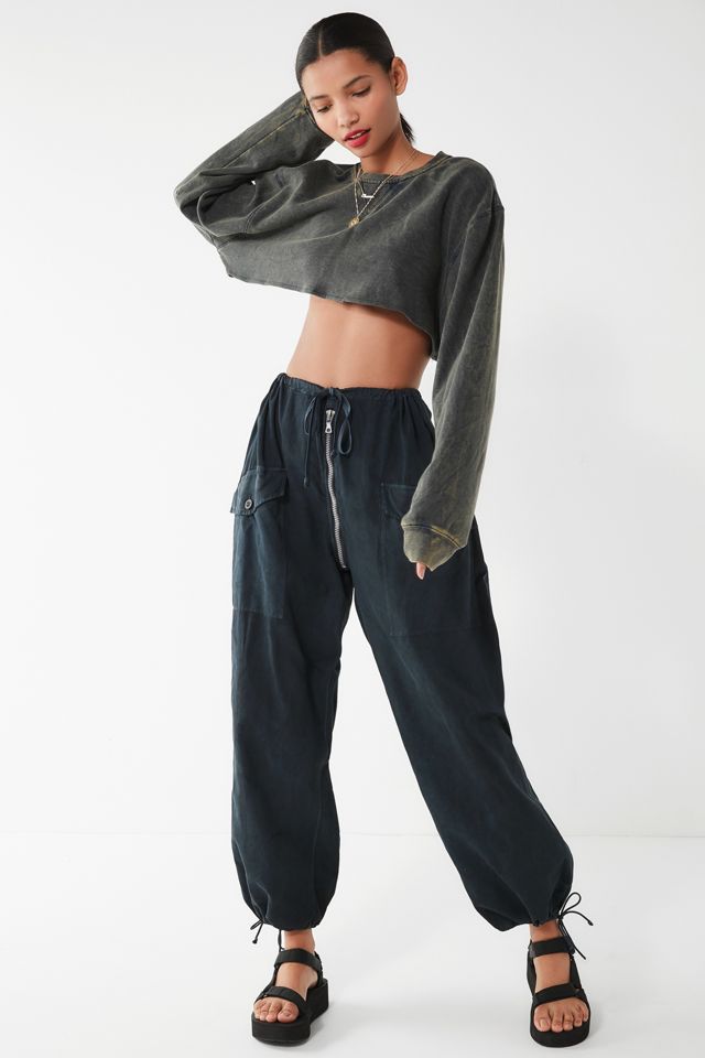 Vintage Overdyed Cargo Wind Pant | Urban Outfitters