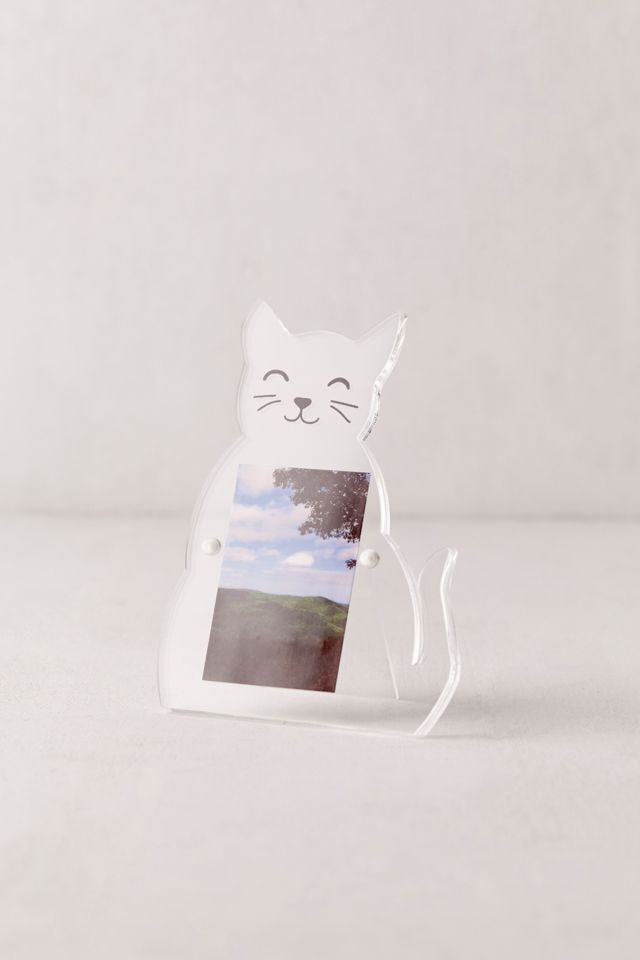 Acrylic Cat Picture Frame | Urban Outfitters