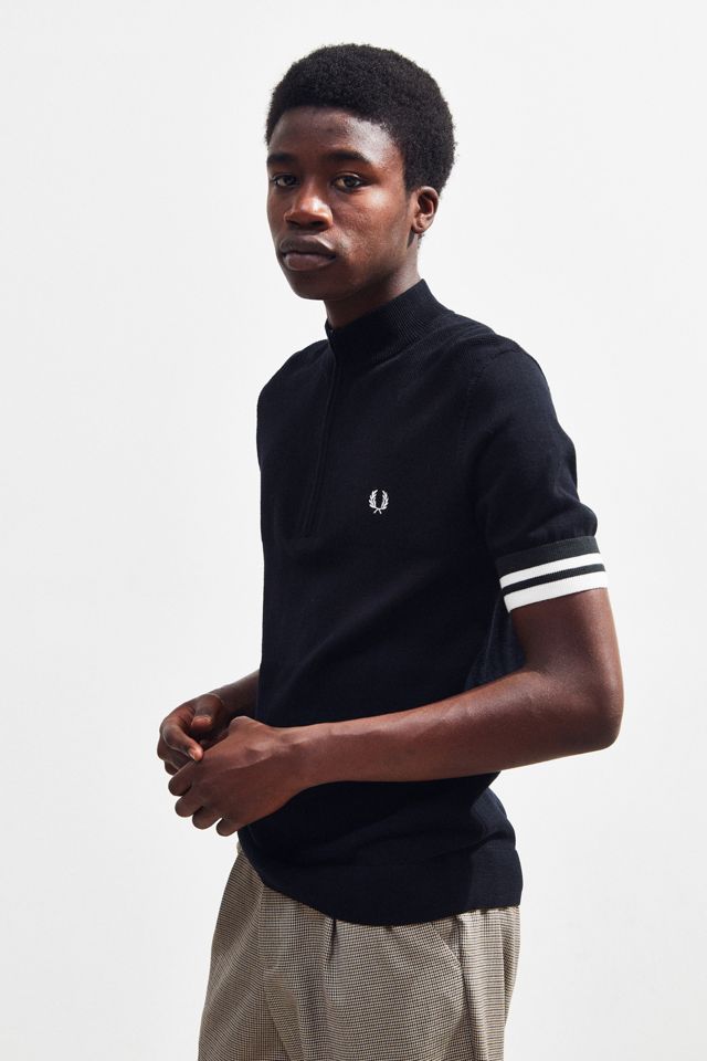 Fred Perry Quarter-Zip Knit Shirt | Urban Outfitters Canada
