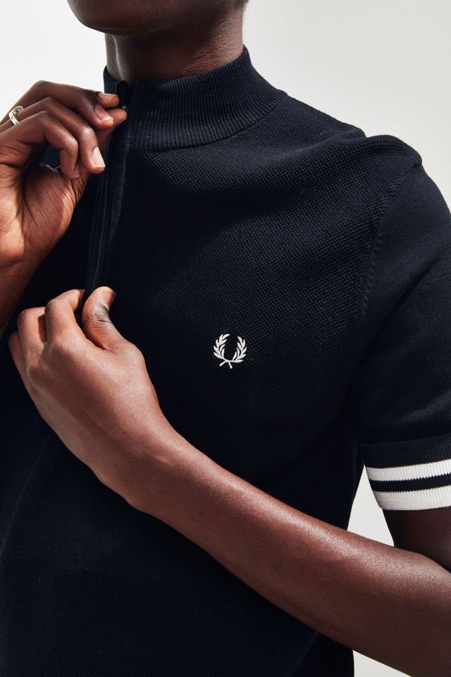 Fred Perry Quarter-Zip Knit Shirt | Urban Outfitters Canada