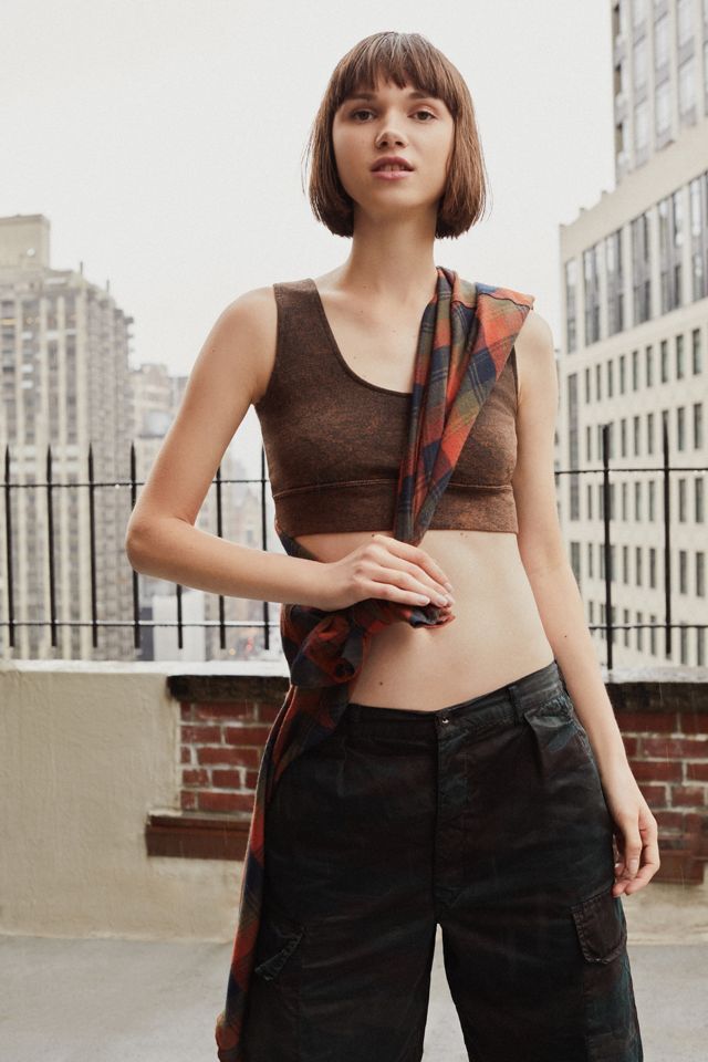 Urban Renewal Remade Acid Wash Bra Top | Urban Outfitters