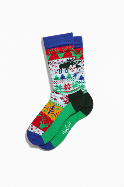 Happy Socks Fair Isle Sock | Urban Outfitters