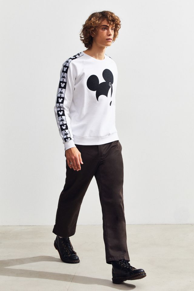 Kappa X Disney Mickey Crew-Neck Sweatshirt | Urban Outfitters Canada