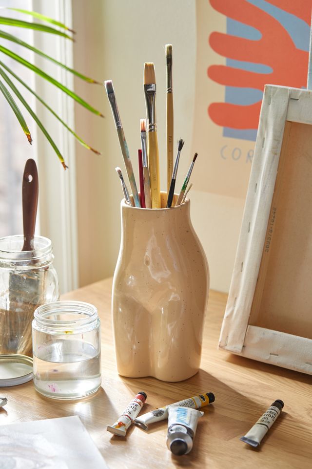 Female Form Ceramic Vase | Urban Outfitters