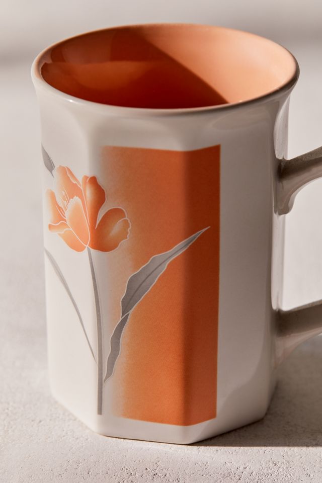 ODD EYE For Urban Renewal One-Of-A-Kind Floral Motif Japanese Mug - Set ...