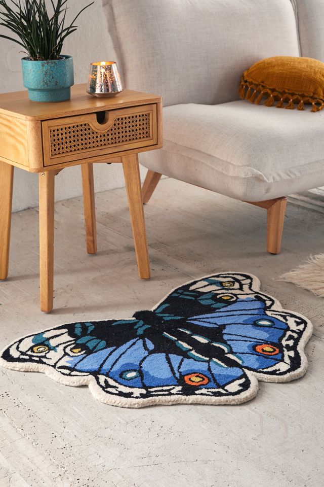 Butterfly Tufted Rug | Urban Outfitters