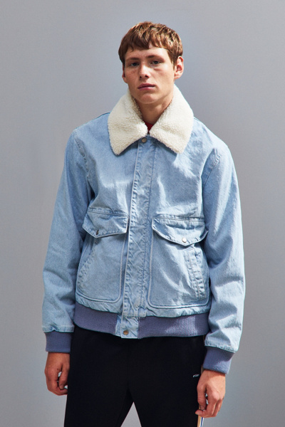 BDG Sherpa Collar Bomber Jacket | Urban Outfitters