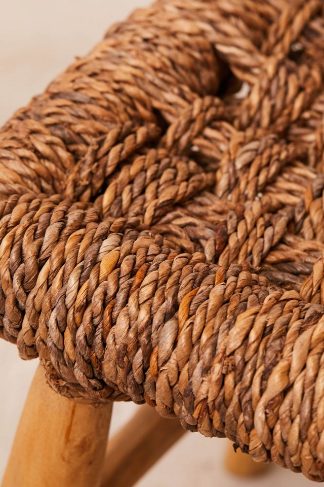 Elle Woven Stool | Urban Outfitters