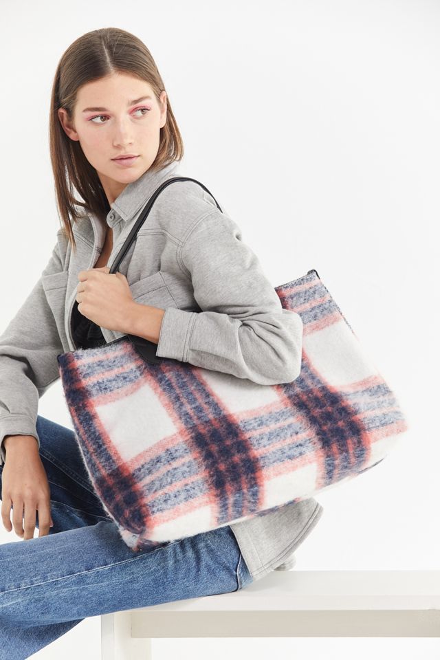 Wool Plaid Everyday Tote Bag | Urban Outfitters Canada
