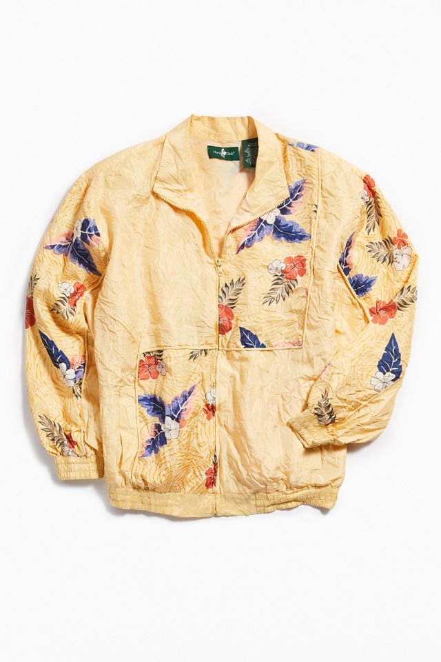 Vintage 90s Hawaiian Silk Jacket | Urban Outfitters Canada