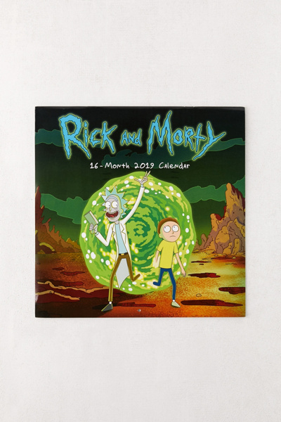 2019 Rick And Morty 16-Month Wall Calendar | Urban Outfitters