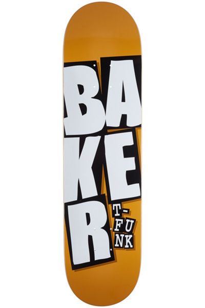 Baker T-Funk Stacked Name Skateboard Deck 8.0 x 31.5 | Urban Outfitters