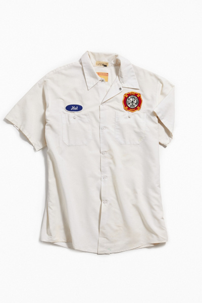 Vintage Fire Department Work Shirt | Urban Outfitters Canada