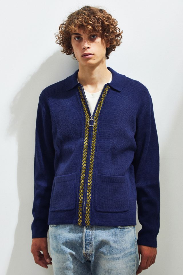 UO Zip-Up Polo Sweater | Urban Outfitters