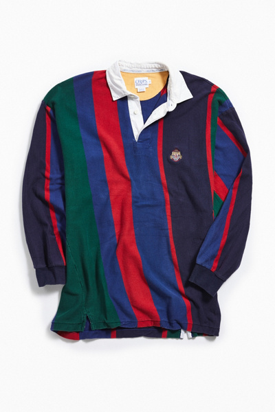 Vintage Chaps Complimentary Striped Rugby Shirt | Urban Outfitters