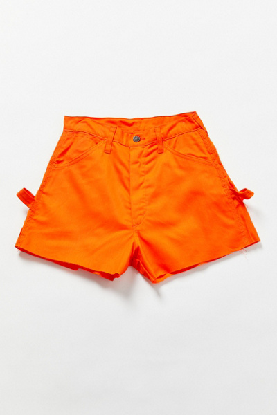 Vintage Bright Orange Utility Short | Urban Outfitters