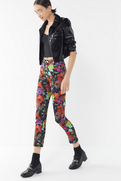 BDG Floral High-Rise Stairway Pant | Urban Outfitters