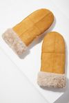 Faux Fur Trim Mitten | Urban Outfitters