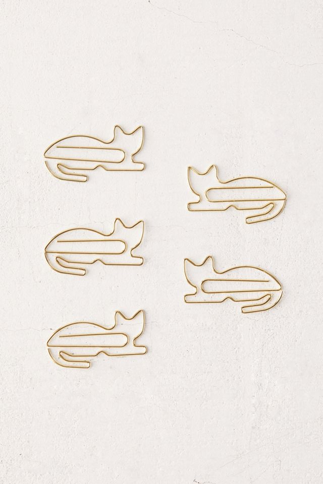 Cat Paper Clip Set | Urban Outfitters