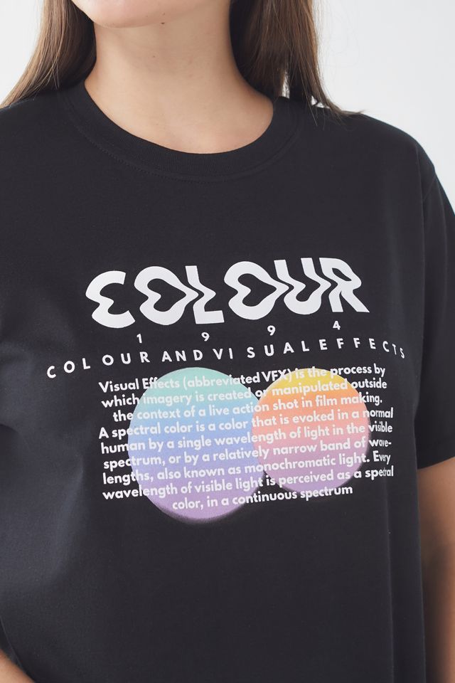 Colour Crew-Neck Tee | Urban Outfitters