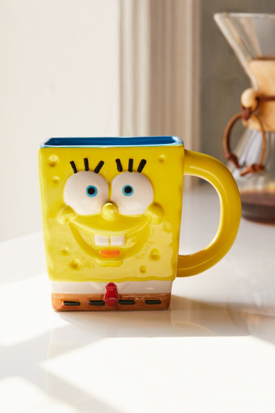 SpongeBob SquarePants Shaped Mug | Urban Outfitters Canada