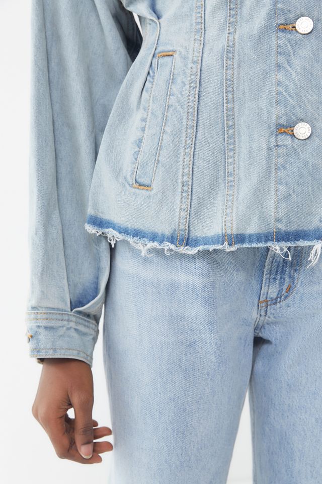 UO Tailored Denim Trucker Jacket | Urban Outfitters