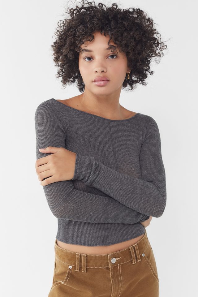 Out From Under Avery Ribbed Crew-Neck Top | Urban Outfitters