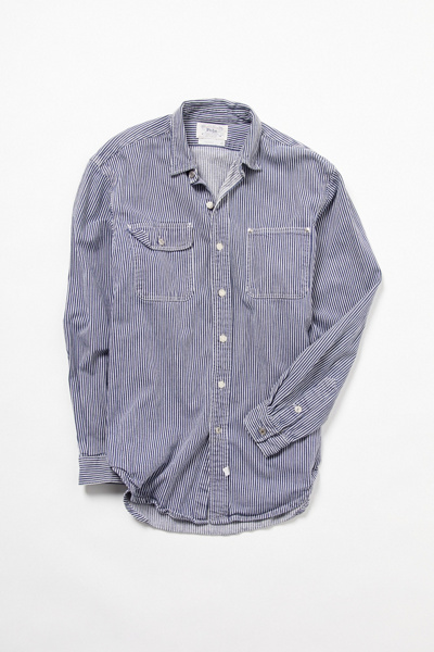 Vintage Polo Ralph Lauren Railroad Striped Button-Down Shirt | Urban ...
