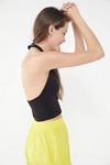 Tessa Ribbed Surplice Halter Top | Urban Outfitters