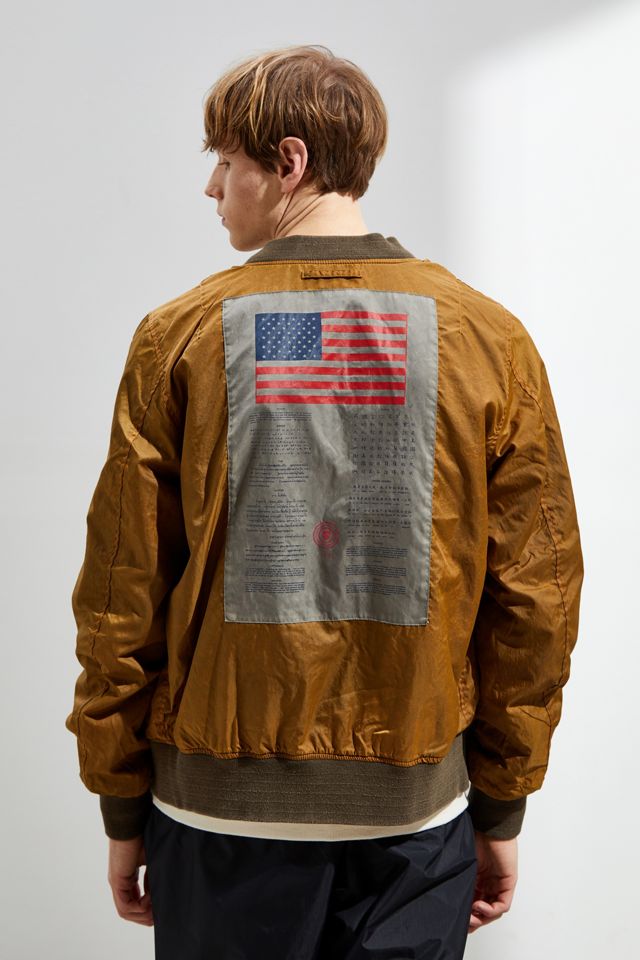 Alpha Industries L2-B Blood Chit Battlewash Vintage-Inspired Bomber ...