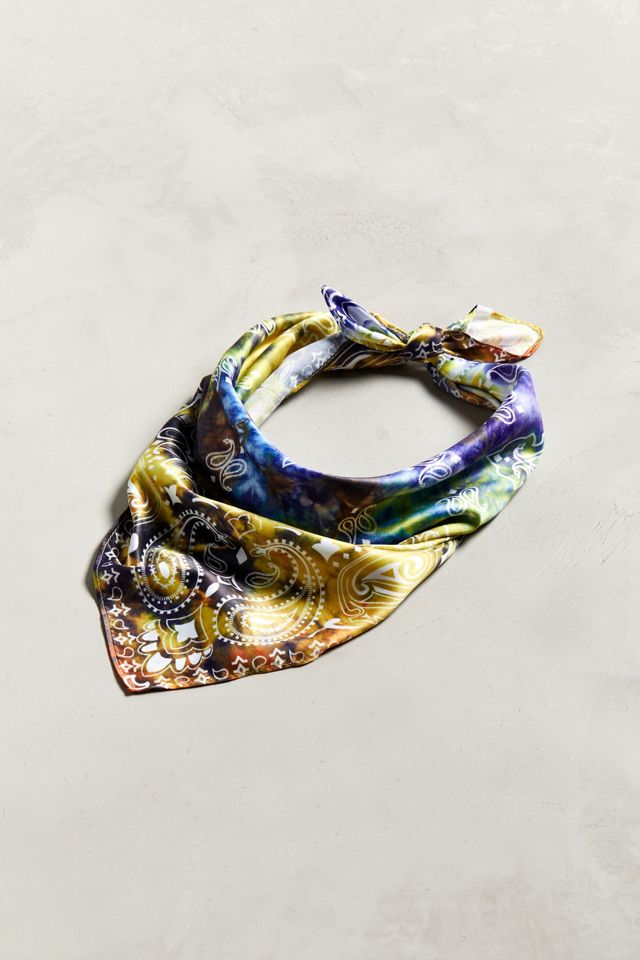 Psychedelic Tie-Dye Bandana | Urban Outfitters