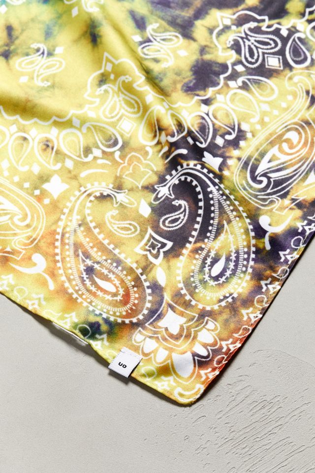 Psychedelic Tie-Dye Bandana | Urban Outfitters