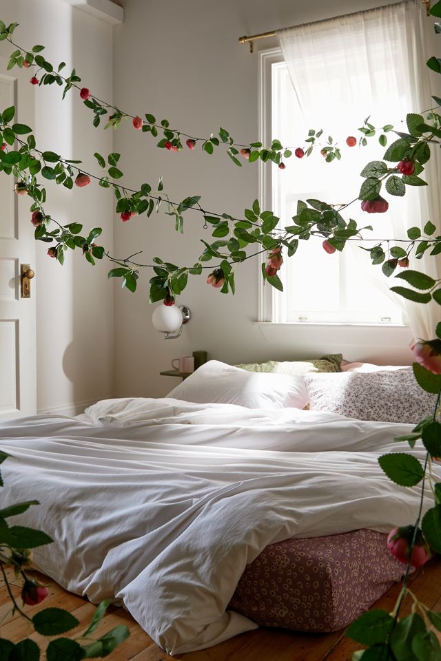 Decorative Rose Vine Garland | Urban Outfitters Decorative Rose Vine Garland | Urban Outfitters