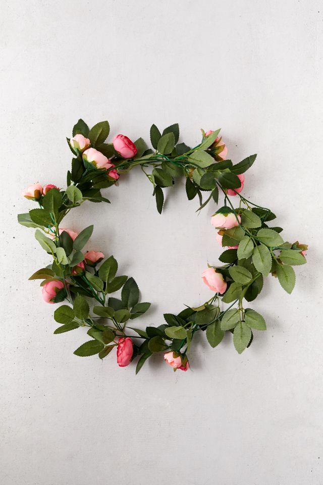 Decorative Rose Vine Garland | Urban Outfitters Decorative Rose Vine Garland | Urban Outfitters