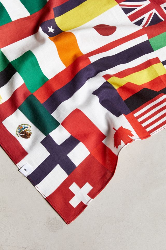 International Flags Bandana | Urban Outfitters Canada