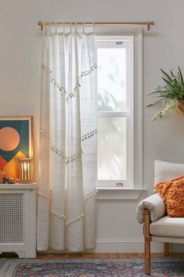 Greta Fringed Window Panel | Urban Outfitters Canada
