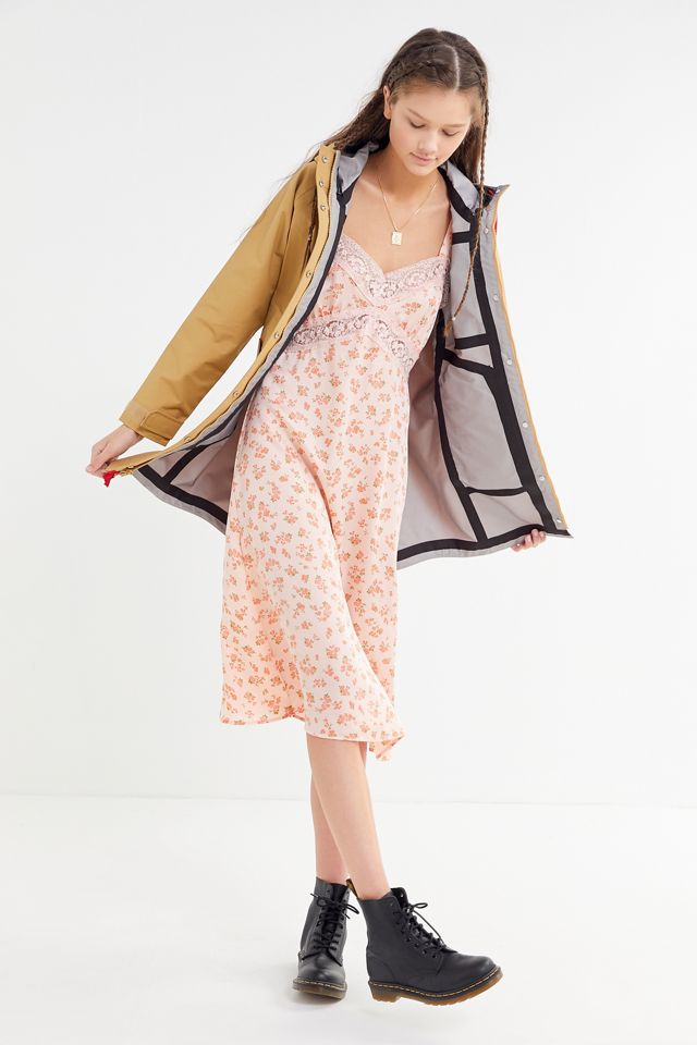 Topo Designs Longline Zip-Front Raincoat | Urban Outfitters