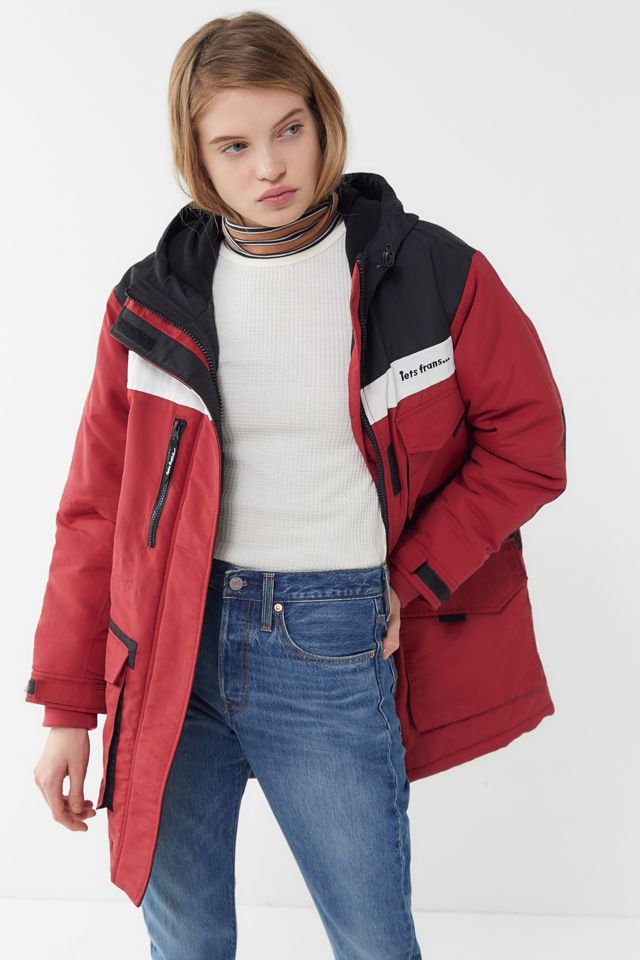 iets frans… Expedition Colorblock Zip-Front Parka Coat | Urban ...