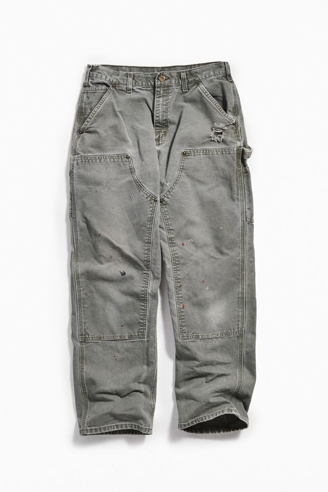 Vintage Carhartt Faded Green Carpenter Pant | Urban Outfitters Canada Vintage Carhartt Faded Green Carpenter Pant | Urban Outfitters Canada
