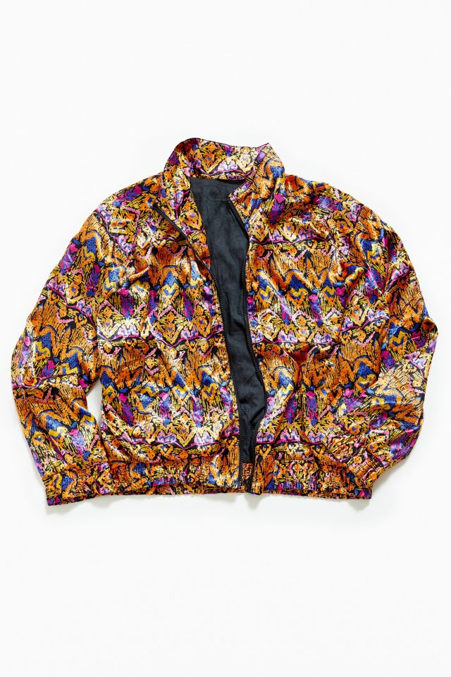 Vintage ‘90s Geo Pattern Jacket | Urban Outfitters