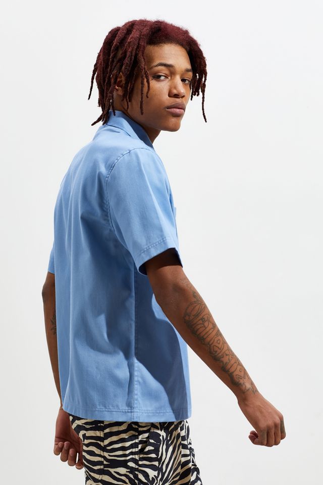 Stussy Zip-Up Short Sleeve Work Shirt | Urban Outfitters