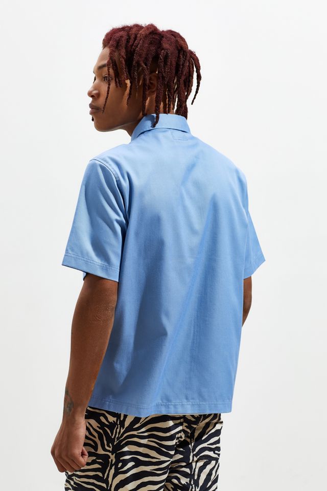 Stussy Zip-Up Short Sleeve Work Shirt | Urban Outfitters