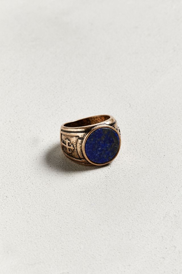 Blue Stone Signet Ring | Urban Outfitters