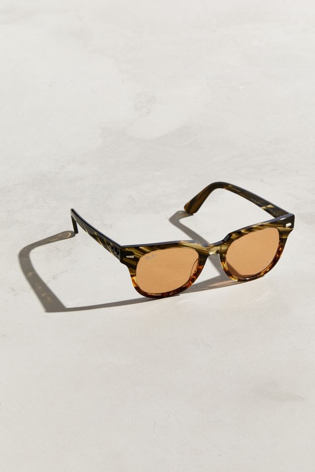 Ray-Ban Gradient Stripe Meteor Sunglasses | Urban Outfitters
