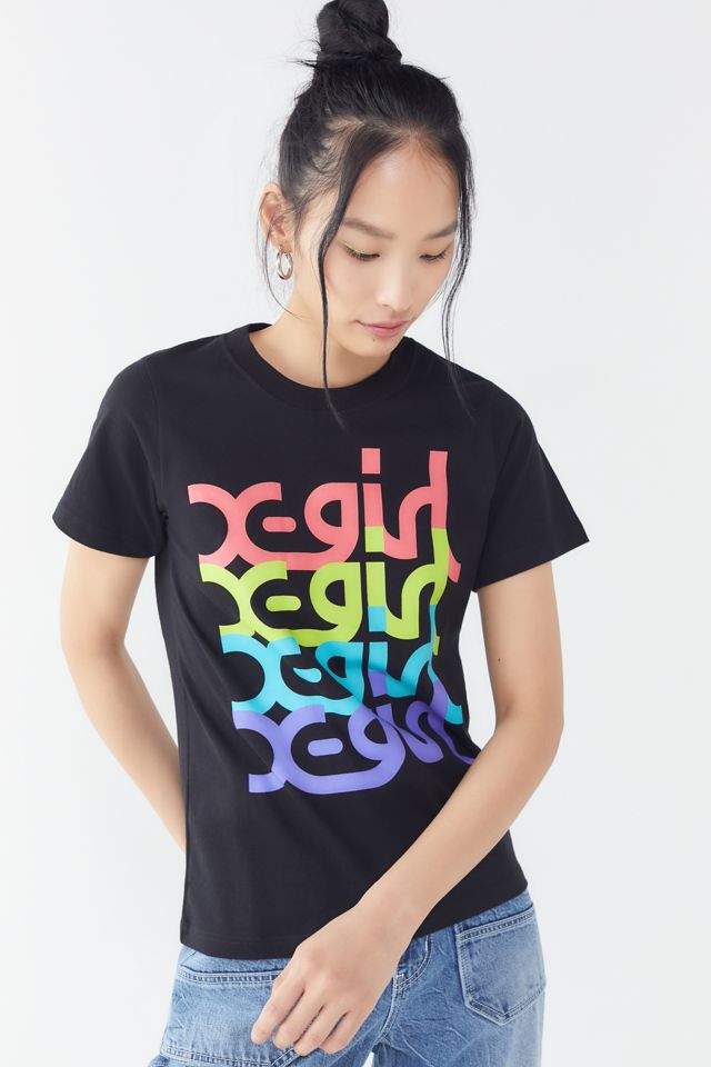 X-girl Colorful Logo Short Sleeve Tee | Urban Outfitters